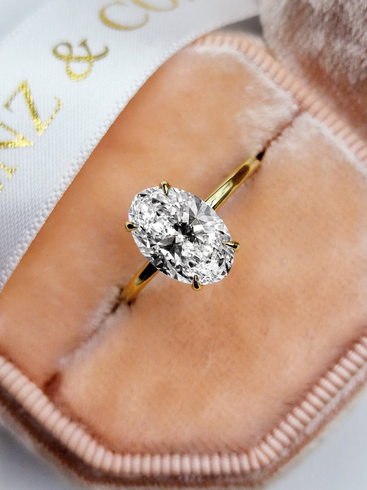 Ready To Ship Lab Grown Diamond Engagement Rings | Benz Diamonds – Benz ...