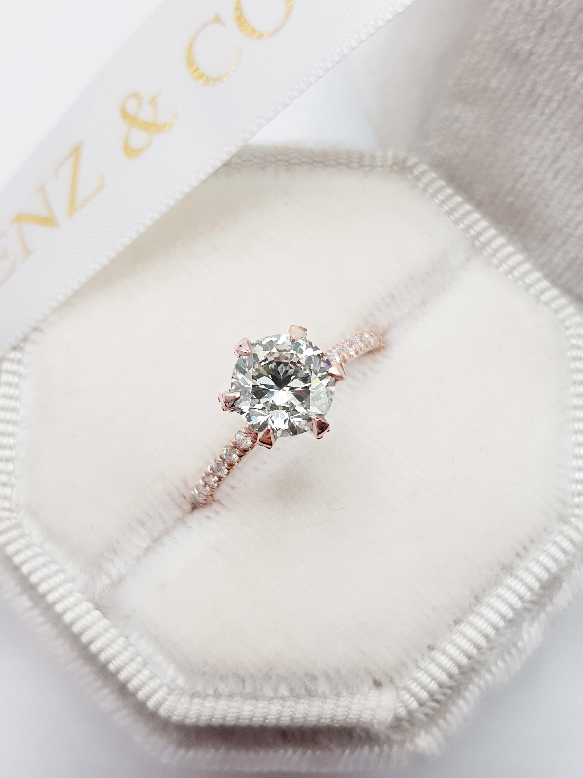 Ready To Ship Engagement Rings – Benz & Co Diamonds