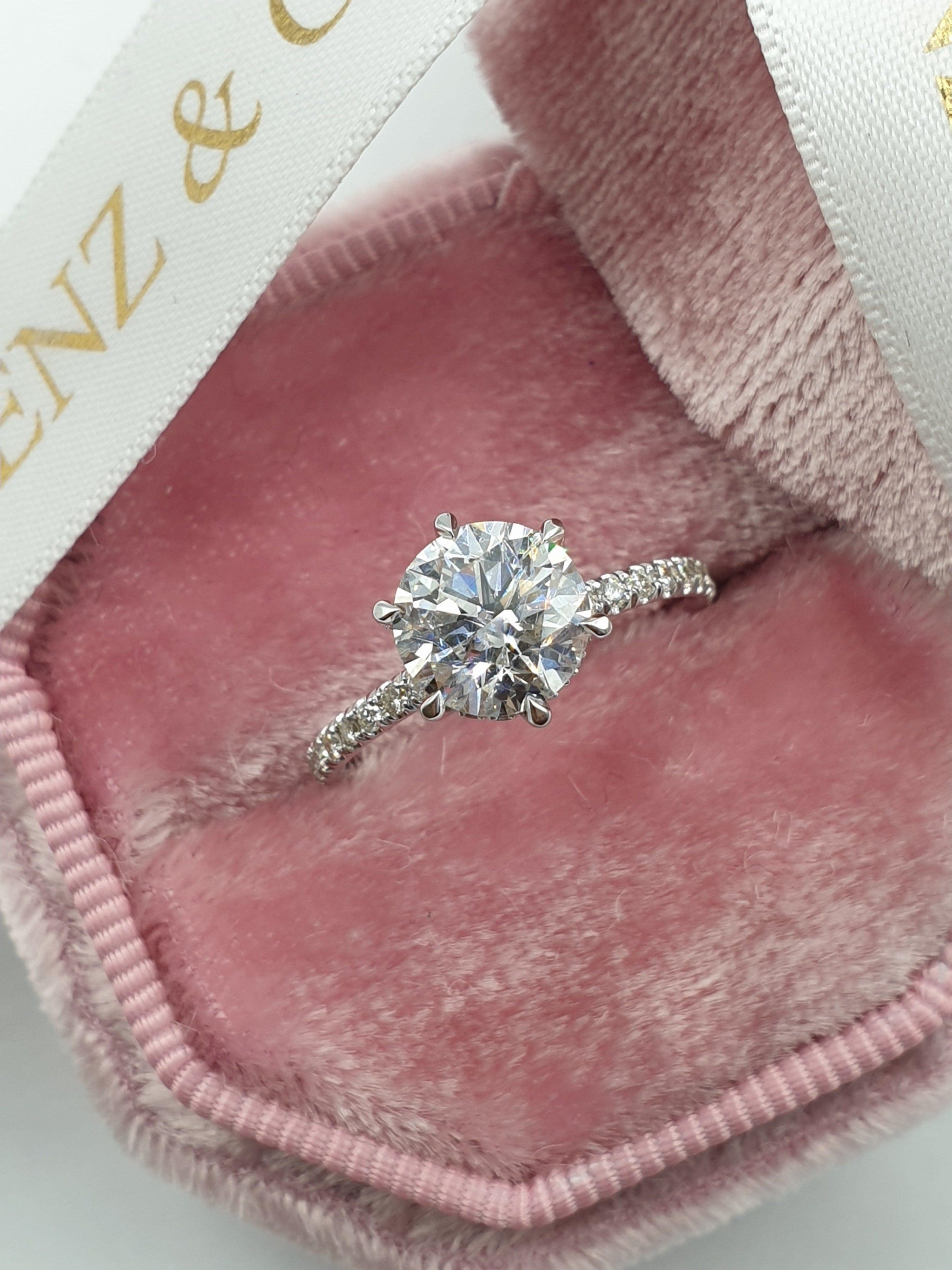 Ready To Ship Engagement Rings – Benz & Co Diamonds